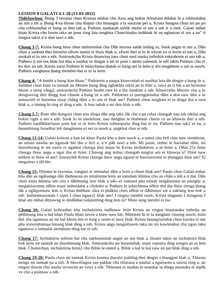 Pss-2022-Lesson 8 Galati 4 | PDF