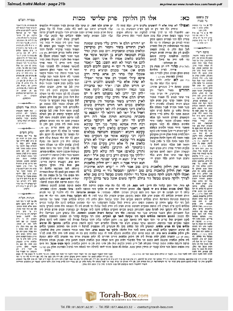 Talmud Makot 21b | PDF