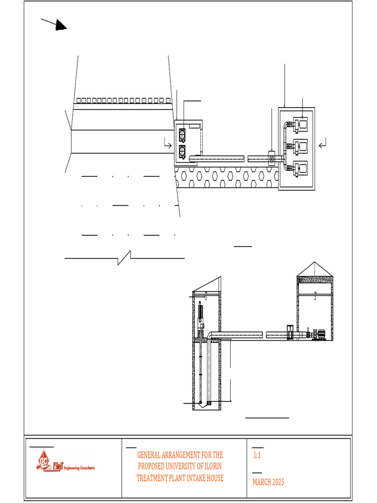 Unilorin Proposed Intake-Model | PDF | Spillway | Hydrology