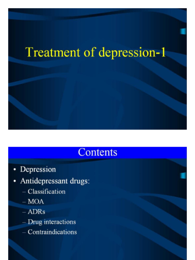 TT of Depression I | PDF