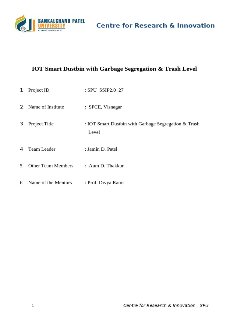 IOT Smart Dustbin with Garbage Segregation & Trash Level Report new ...