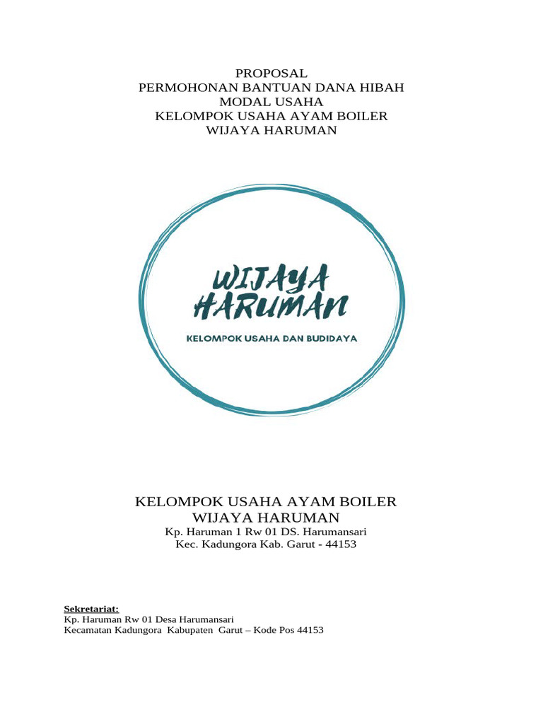 Proposal Domba Pak Ara | PDF