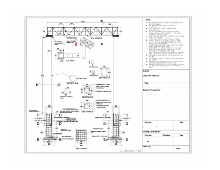 Maa Durga Electrical Design-MP SPAN GANTRY | PDF