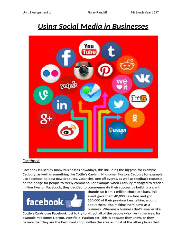 Unit 3 Assignment 1 IT BTEC Level 3 | PDF