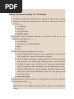 CAG Auditing Standards Overview 2017 | PDF | Audit | Auditor's Report
