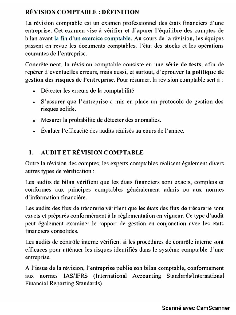 Revision Comptable. | PDF