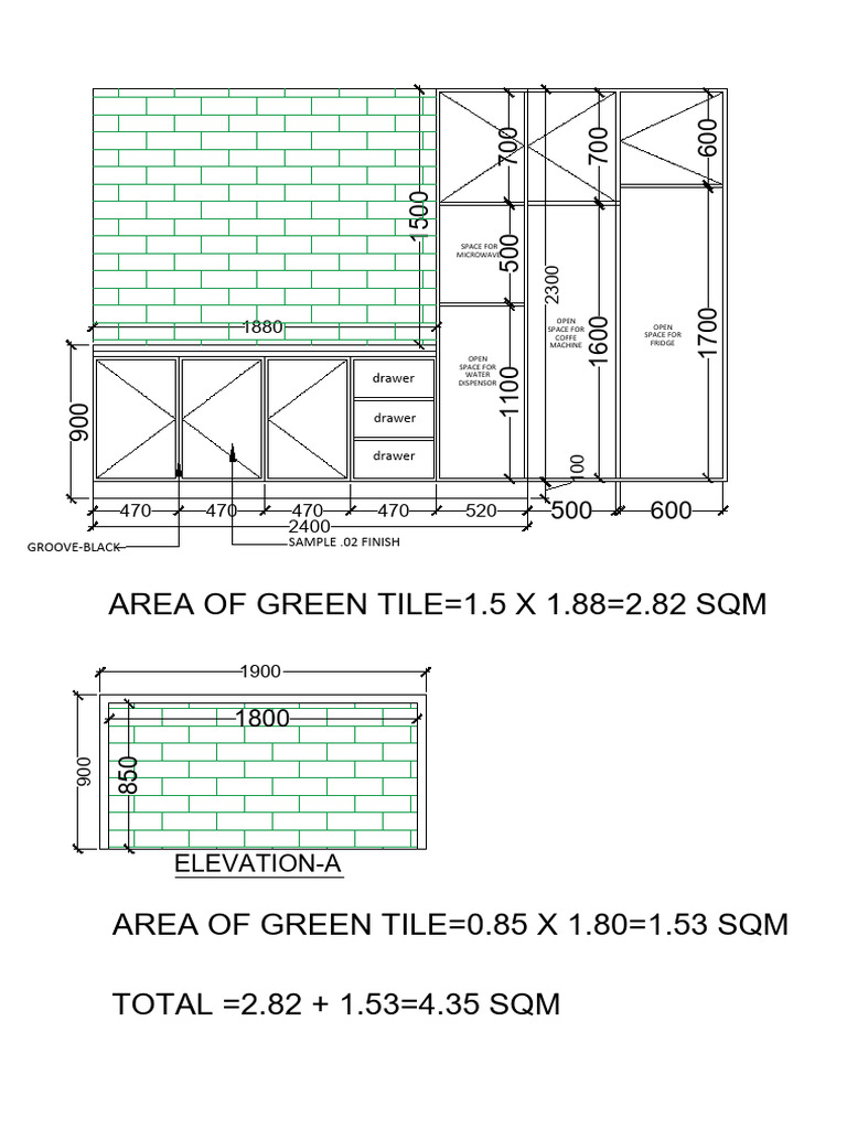 Green Tile Quantity | PDF
