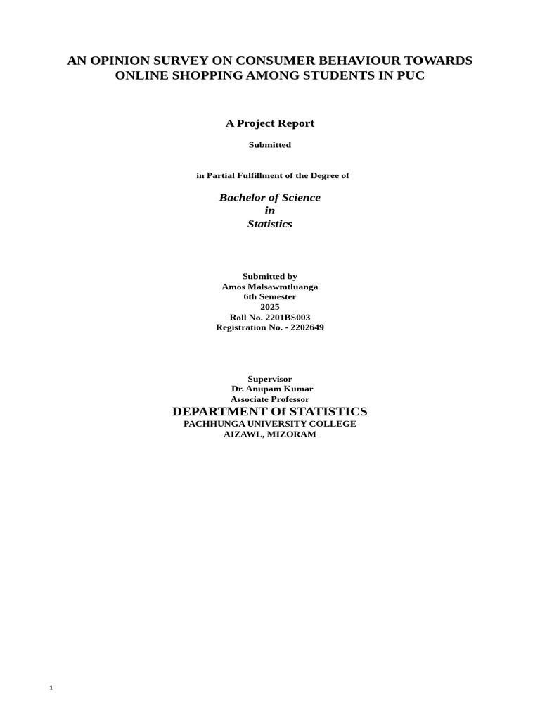 Project (Group-1 0) (Consumer) | PDF | Survey Methodology | Methodology