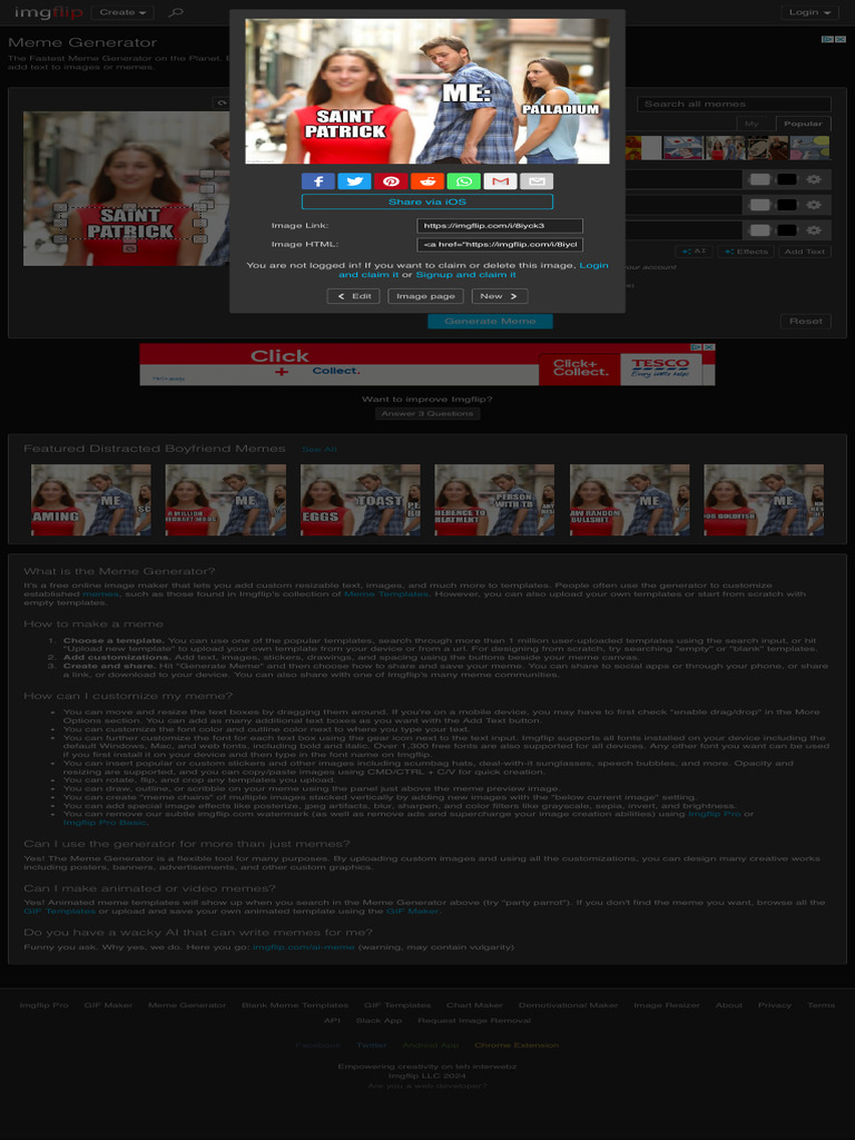 Meme Generator - Imgflip 3 | PDF | World Wide Web | Internet & Web