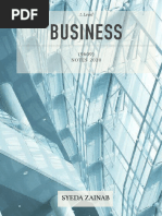 Class 11 BST Notes | PDF | Business | Partnership