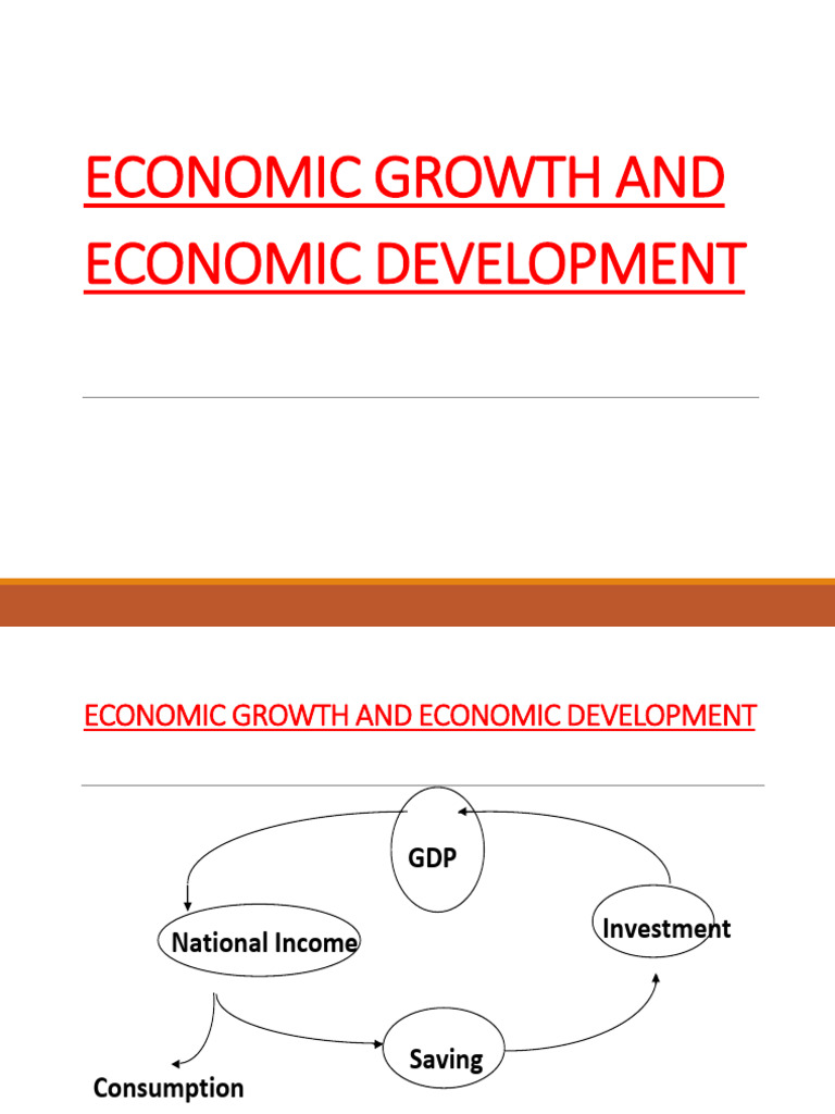 Economic Development & Economic Growth | PDF | Economic Growth | Gross ...
