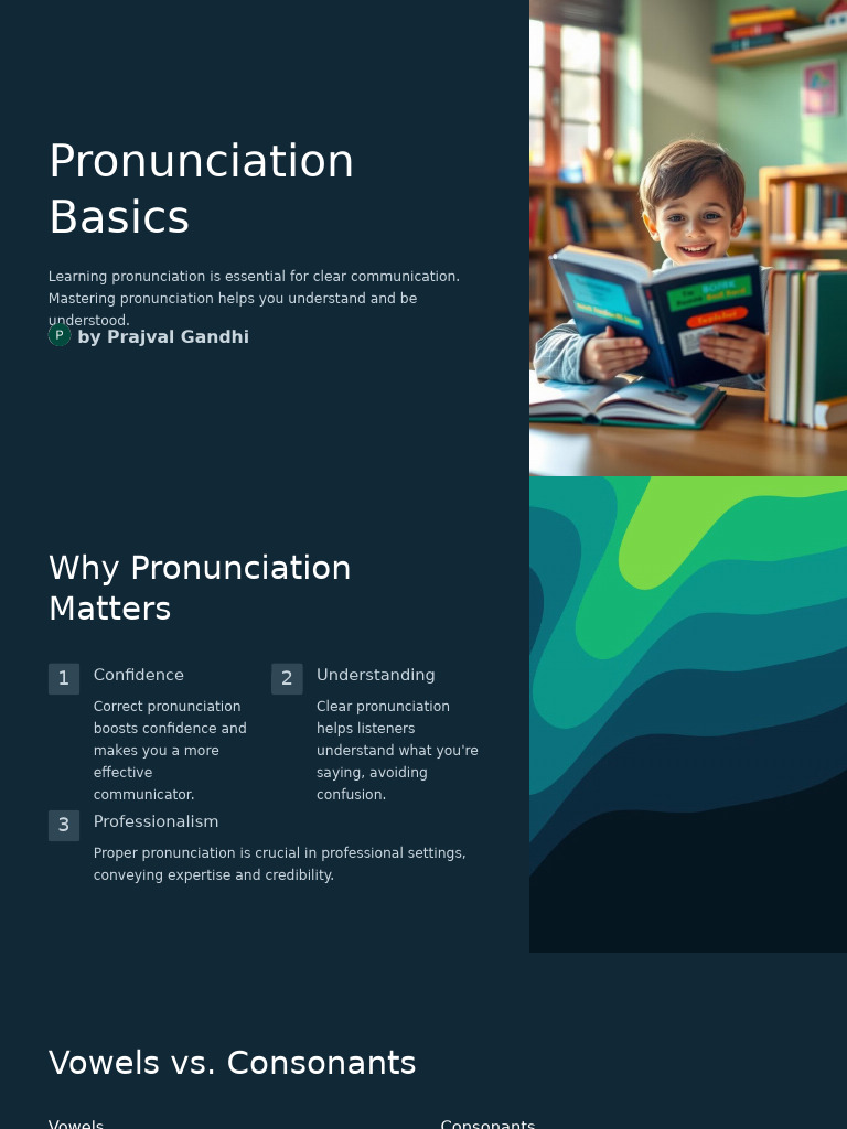 Pronunciation Basics | PDF | Stress (Linguistics) | Syllable