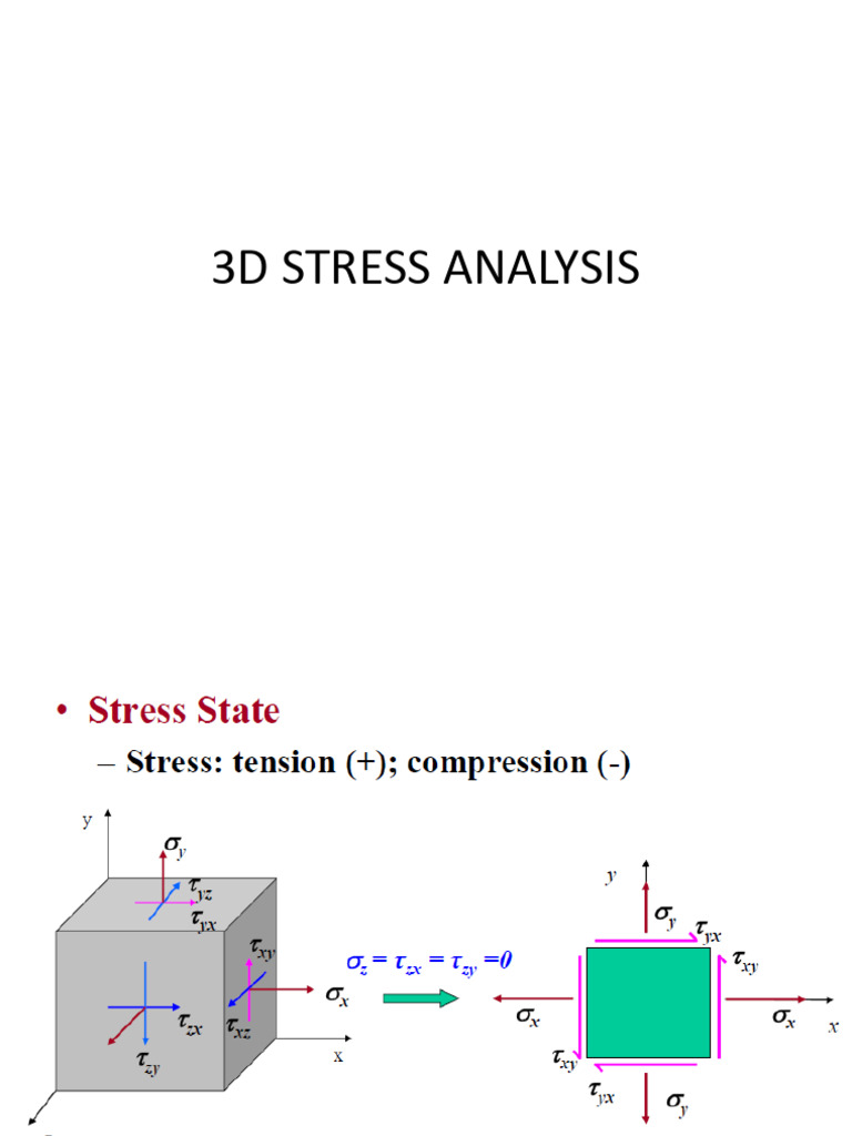 3d Stress Analysis | PDF