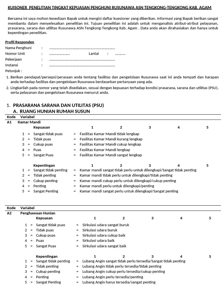 Kuisoner - 28 Des | PDF