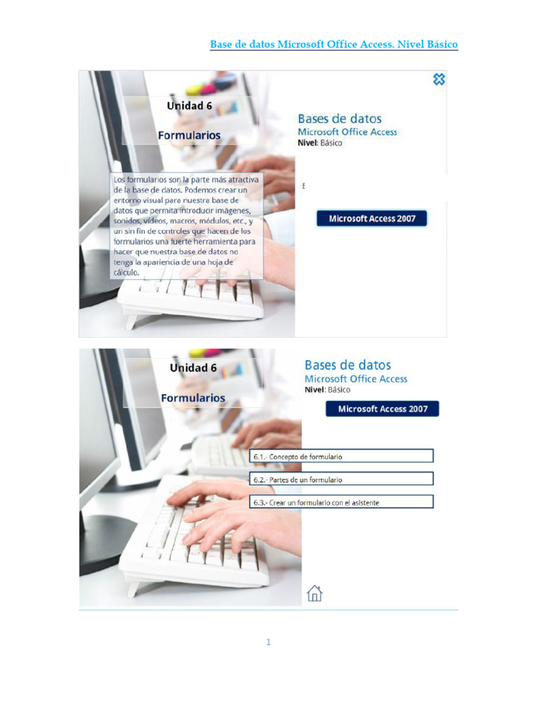 Introducción a Formularios en Access | PDF