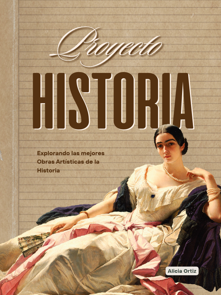 Documento A4 Portada Proyecto de Historia Scrapbook Marrón | PDF