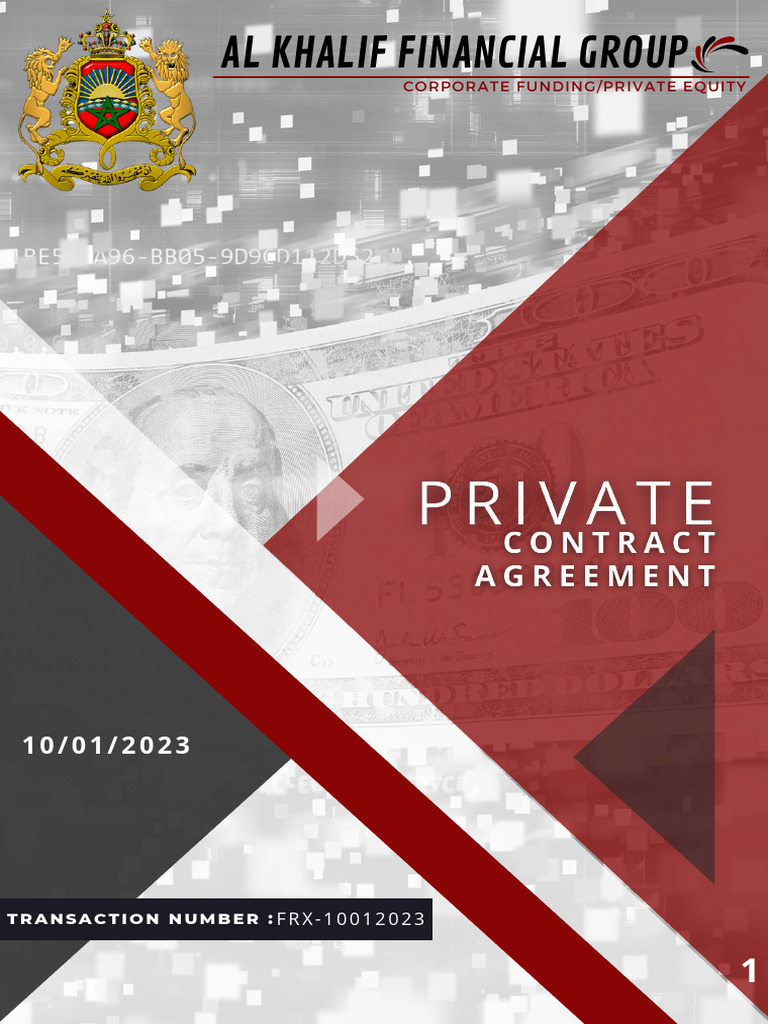 Forex S.A. Leasing SBLC Private Contract Agreement | PDF | Banks ...