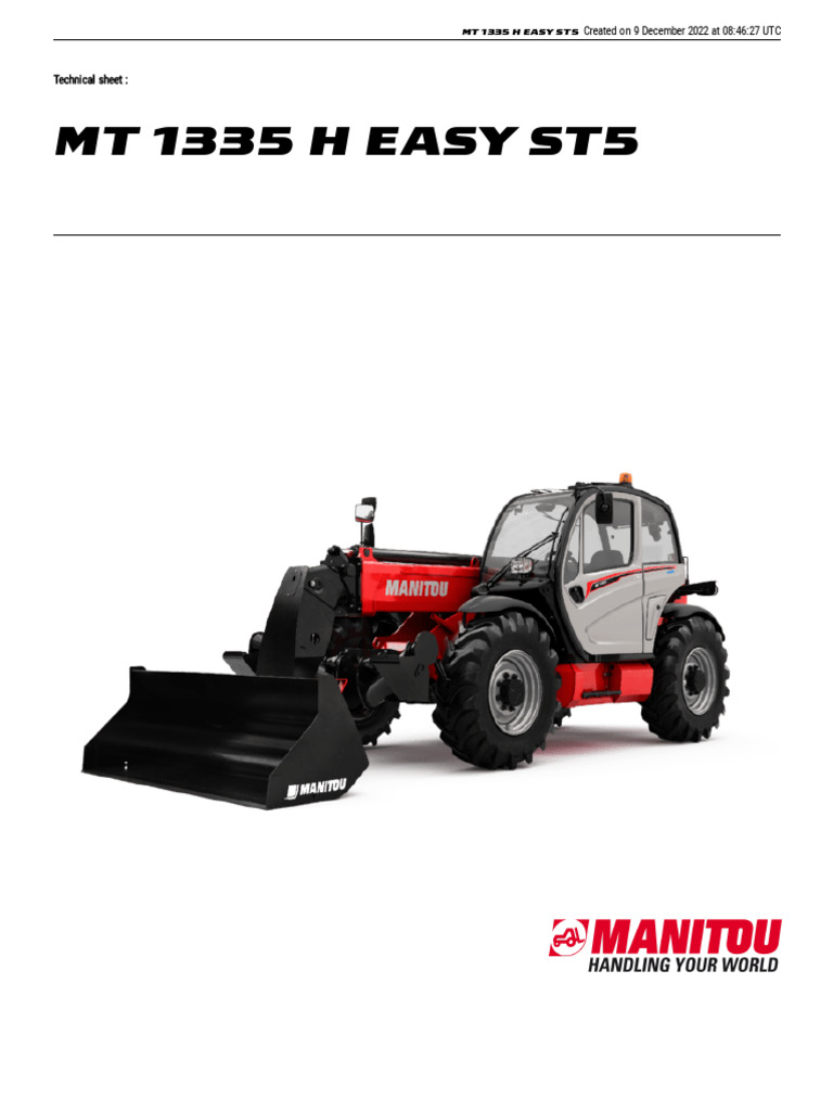 ft024-manitou-mt1335-14m-telehandler | PDF | Engines | Vehicles
