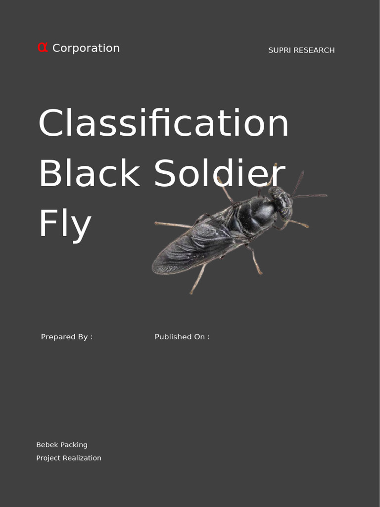 Klasifikasi dan Kebutuhan Lalat BSF | PDF