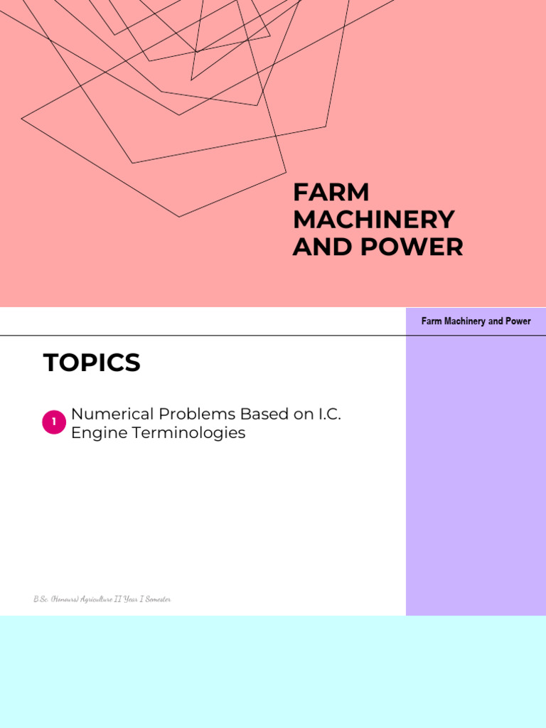 FMP (Class - 4) - Completed | PDF | Horsepower | Engine Technology