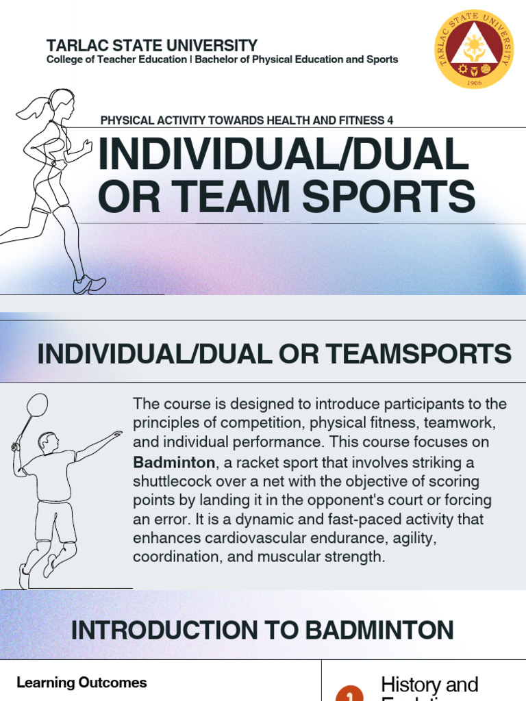 Pathfit 4 Individual Dual Sports | PDF