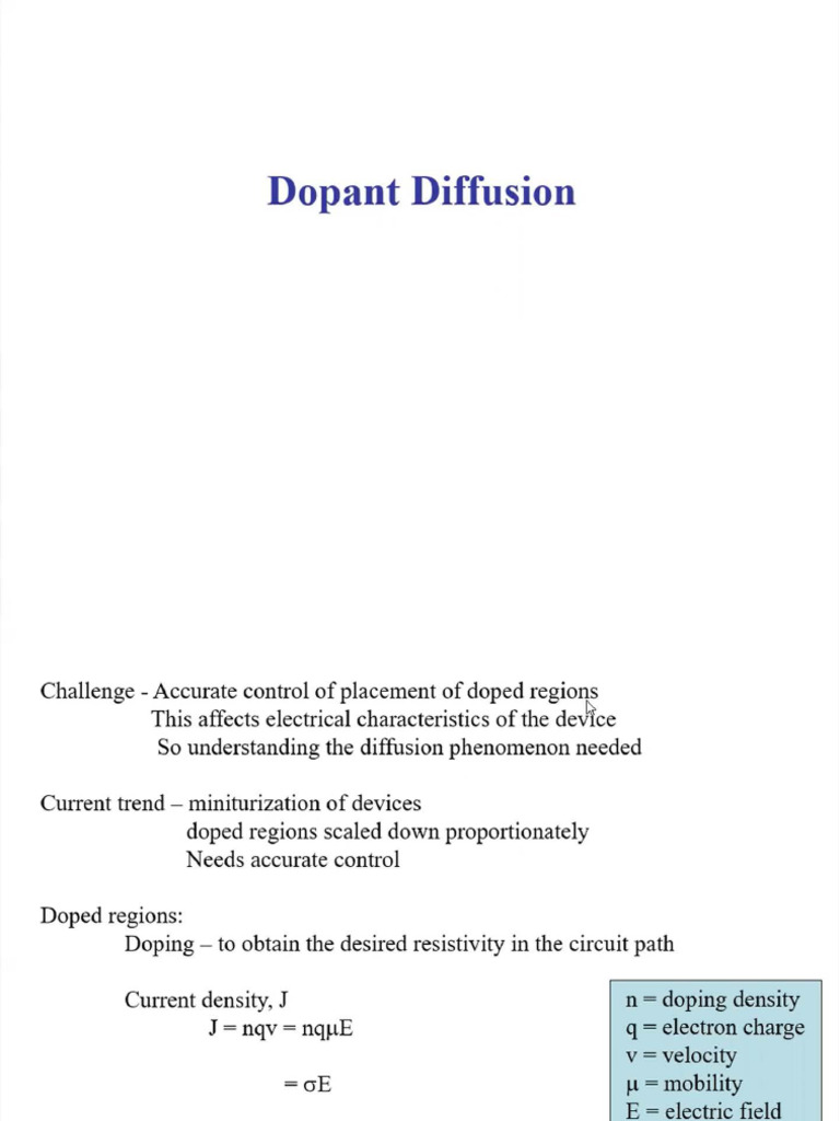 Chapter 4 Dopent Diffusion | PDF