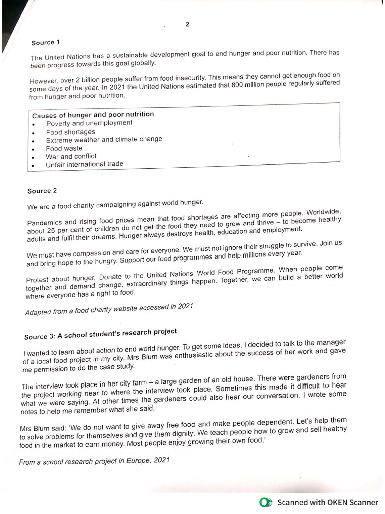 Grade 8 - GP- Revision worksheet. | PDF