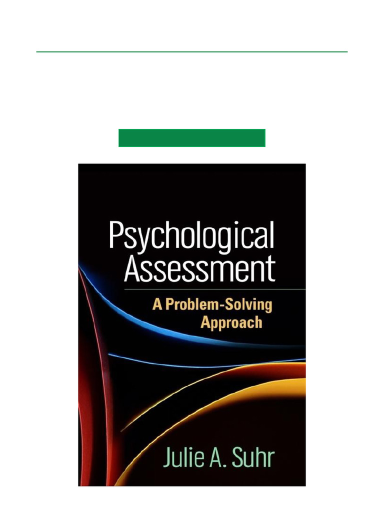 Psychological Assessment A Problem Solving Approach Full PDF Download ...