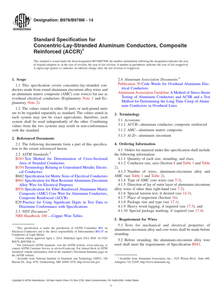 B978B978M-14 Standard Specification For Concentric-Lay-Stranded ...