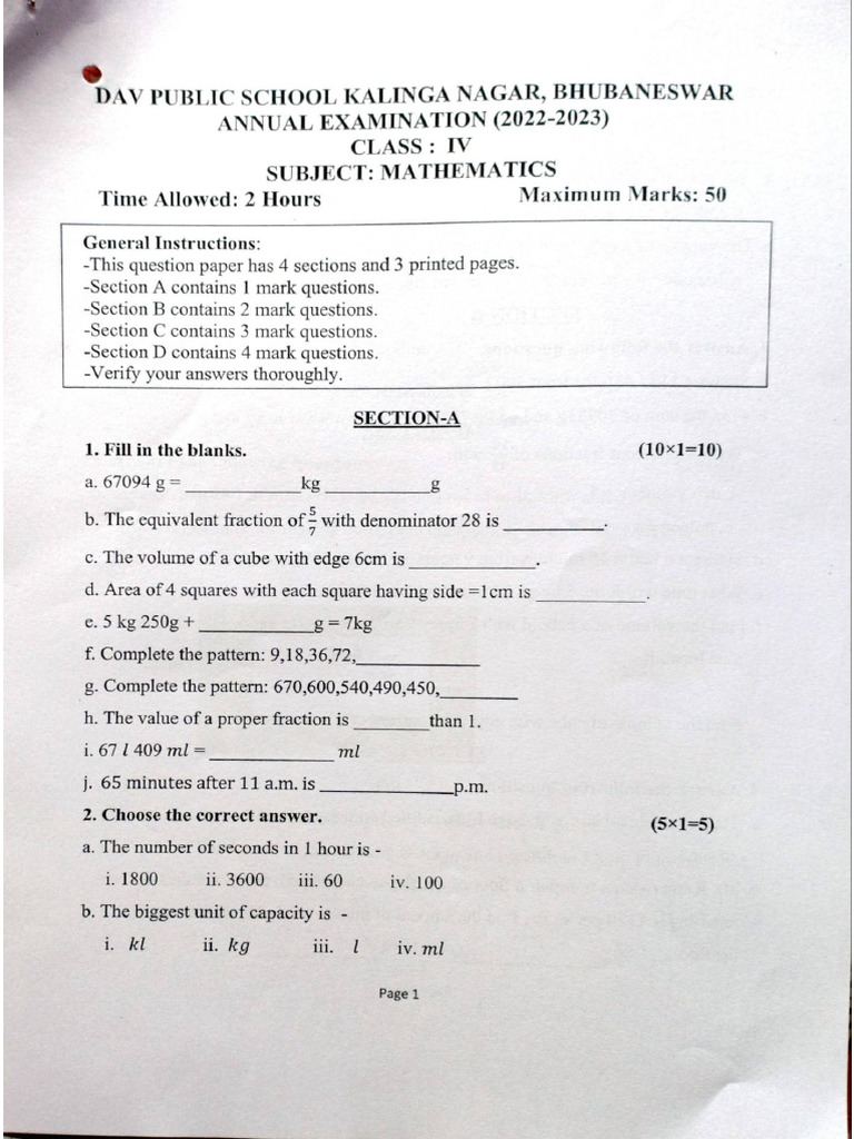 Kaling Nagar Math | PDF