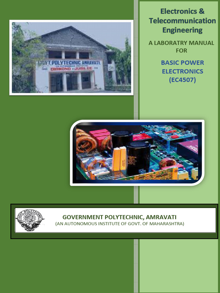 Lab Manual - BPE-merged | PDF | Rectifier | Power Electronics