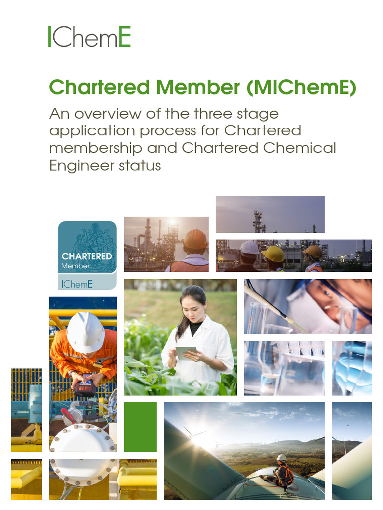 IChemE Chartered Membership Process | PDF | Professional Development ...