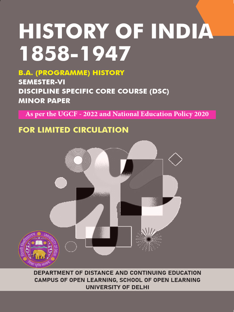 History of India: 1858-1947 Overview | PDF