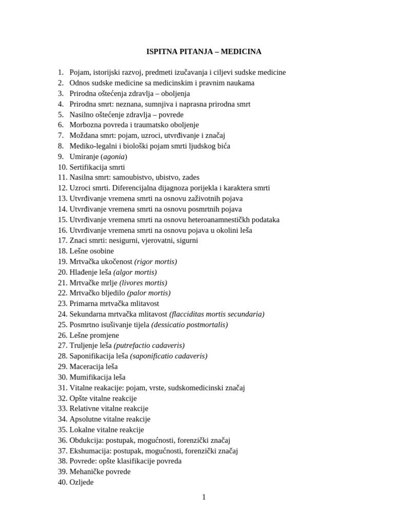 Pitanja Sudska | PDF