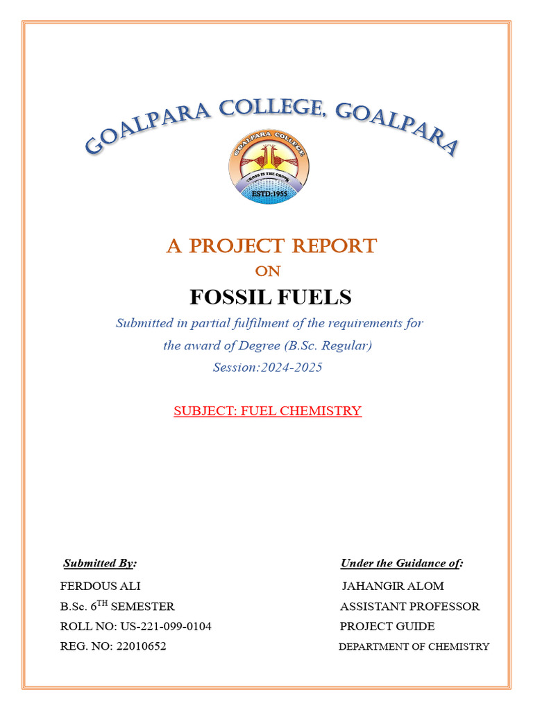 Project Front Page1 | PDF