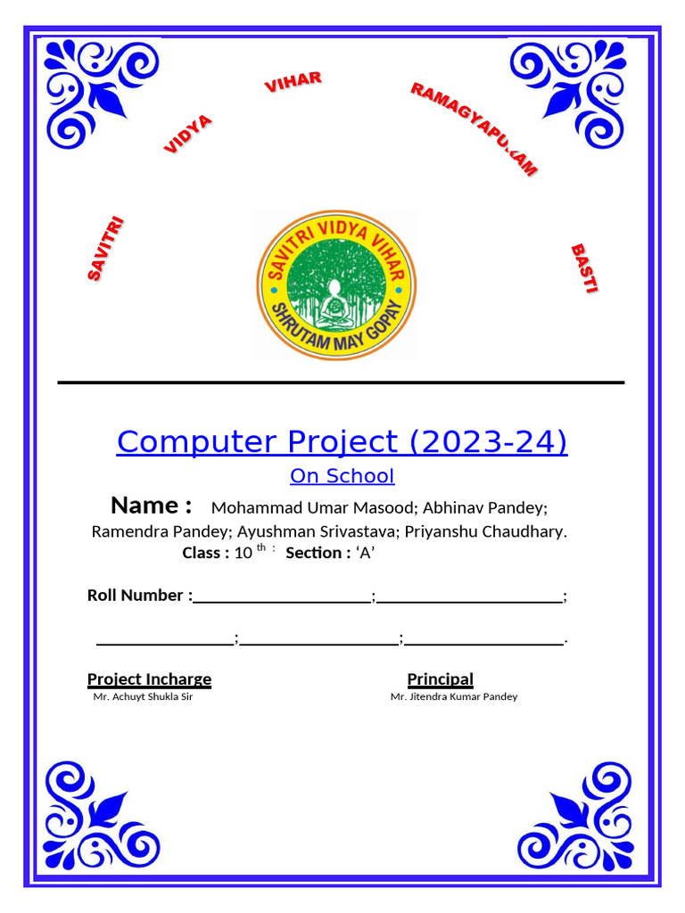 CLASS X PROJECT_merged (1) | PDF | Web Development
