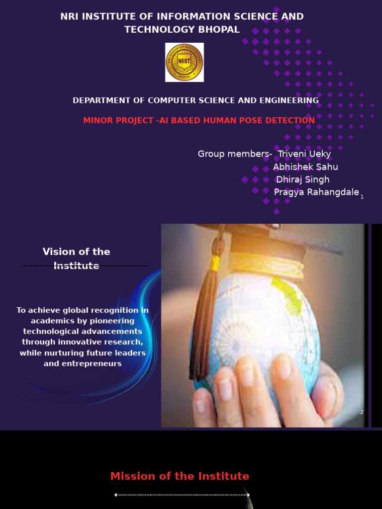 Pose Detection System Pdf Computer Vision Machine Learning