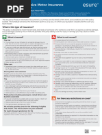 Esure Motor Insurance: Policy Booklet | PDF | Vehicle Insurance | Insurance