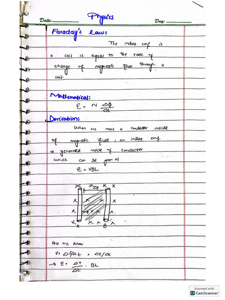 Lenz & Faraday Law | PDF