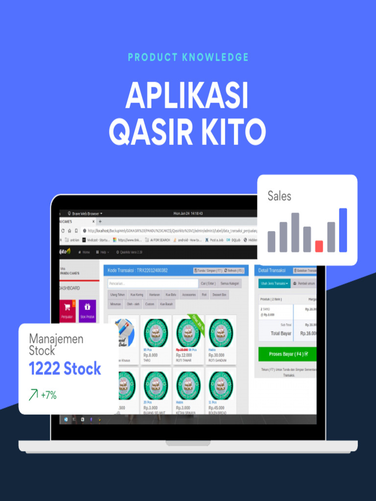Aplikasi Qasir Kito untuk Manajemen Stock | PDF