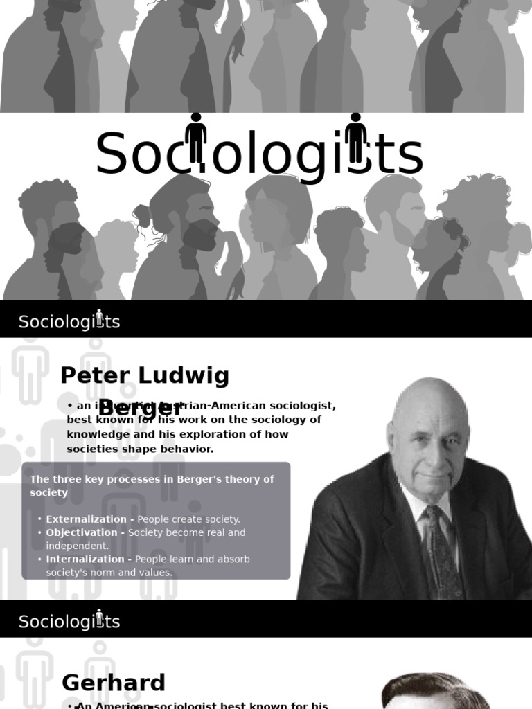 Sociologists | PDF