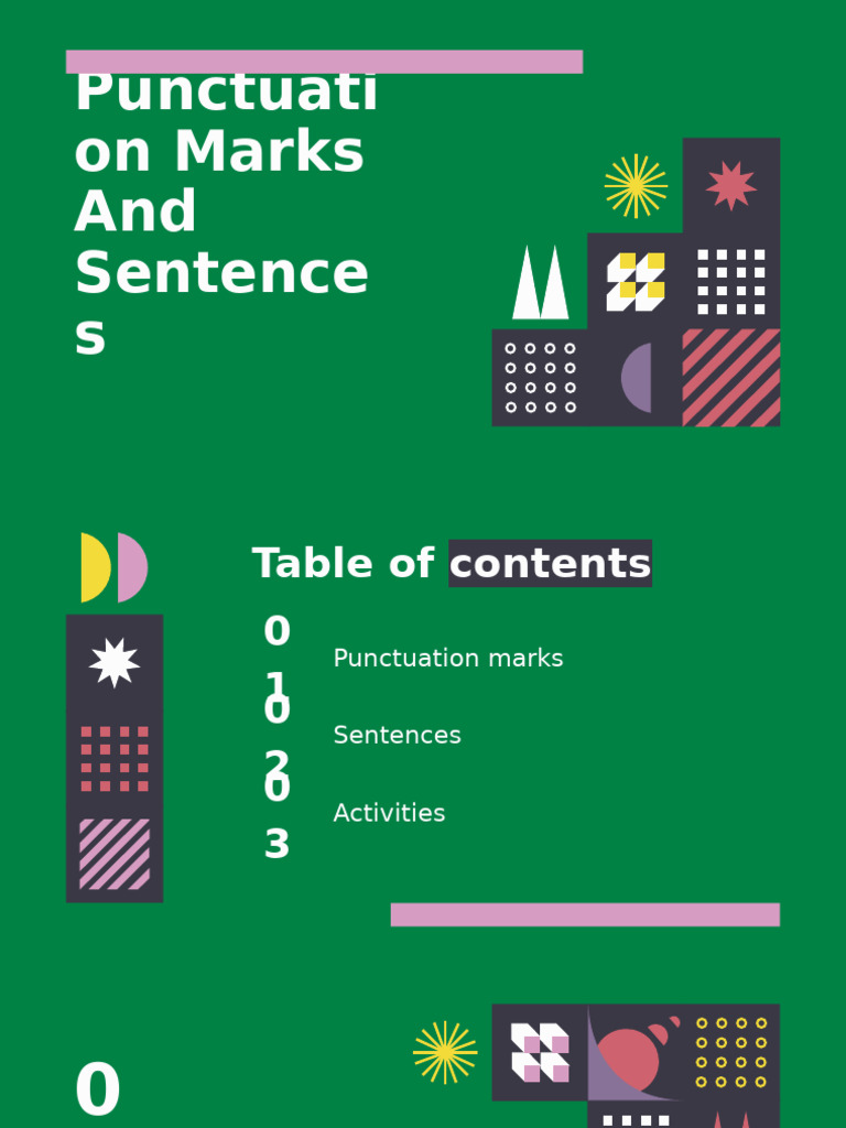 Punctuation and Sentences | PDF | Punctuation | Question
