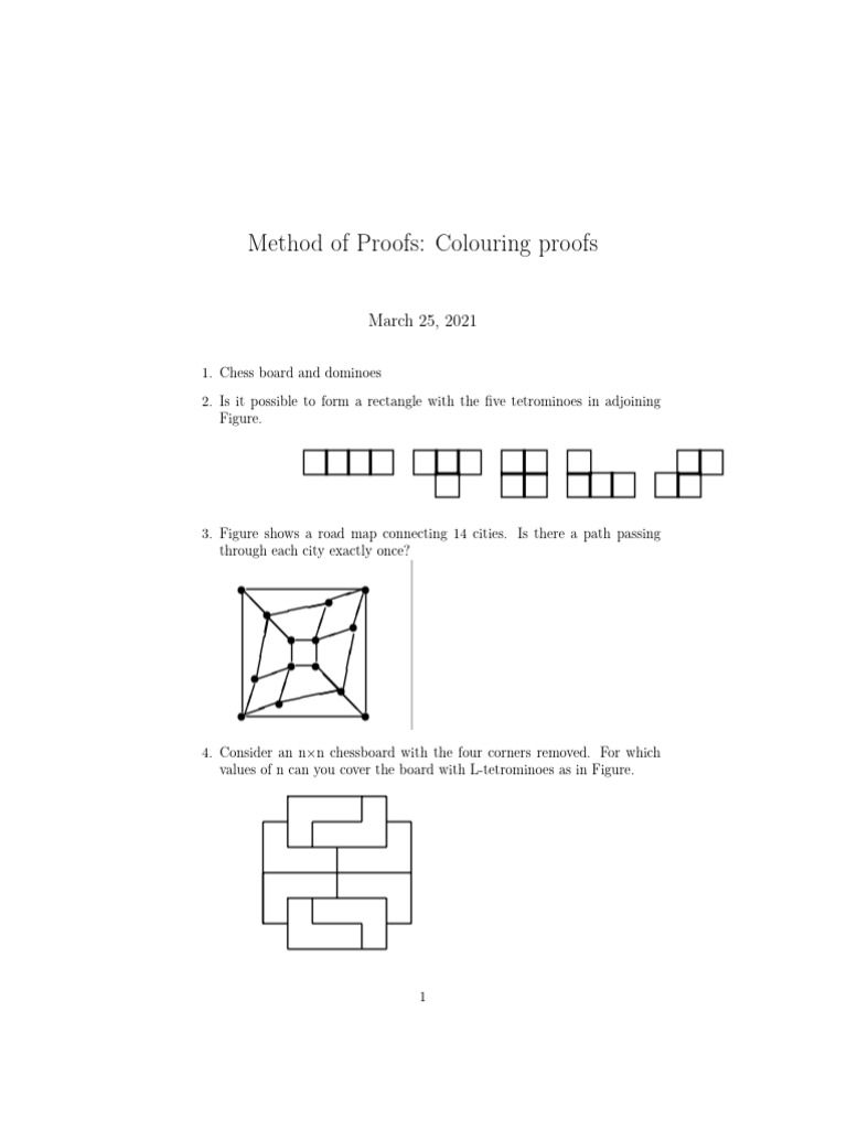 Colouring Proofs - 25 March 2021 | PDF | Triangle | Euclidean Plane ...