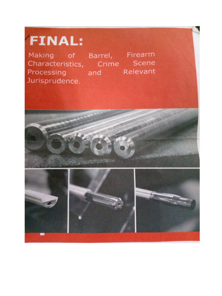 Forensic Ballistics Final - 20250411 - 104633 - 0000 | PDF | Gun Barrel ...