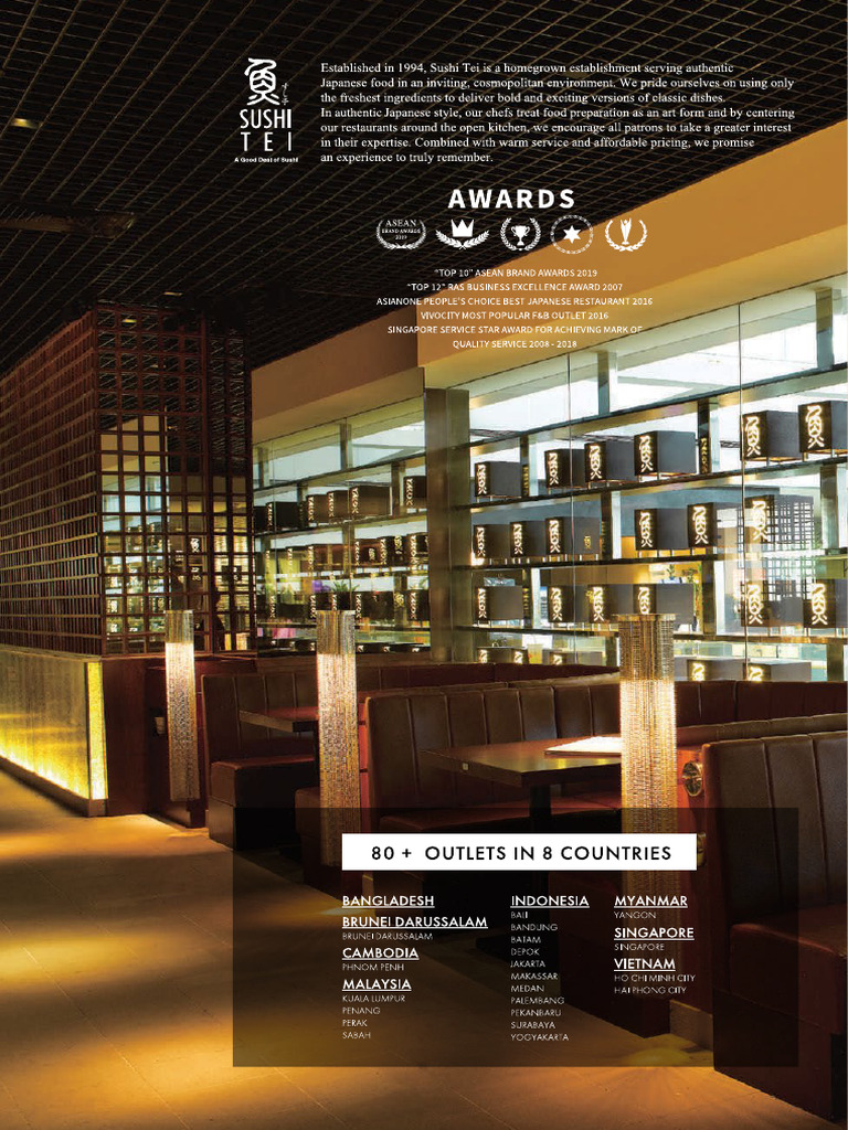 Sushi Tei - Grand Menu | PDF