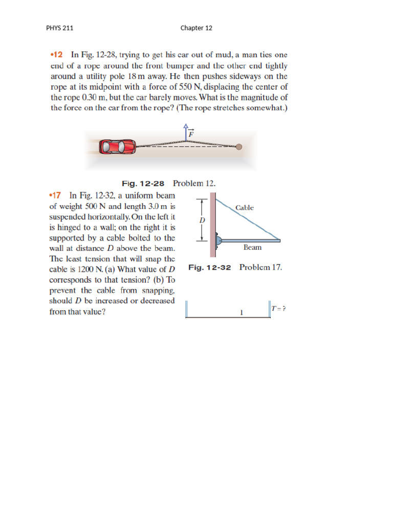Chapter 12 Problems | PDF