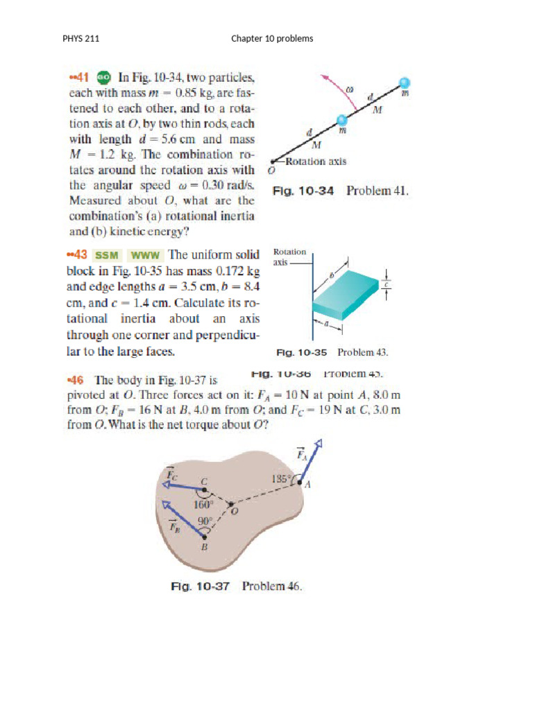 Chapter 10 Problems | PDF