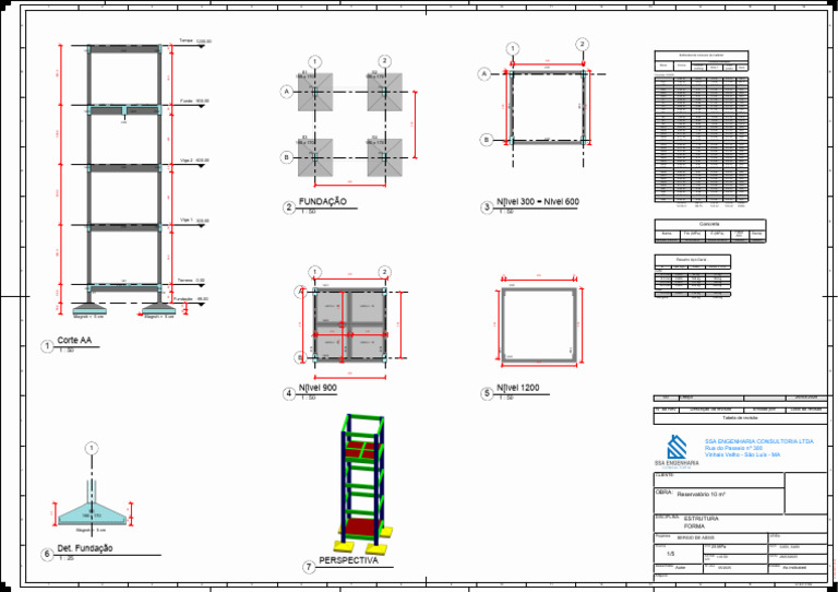 Estrutura de Torre de Castelo | PDF | Engenharia Estrutural | Materiais ...