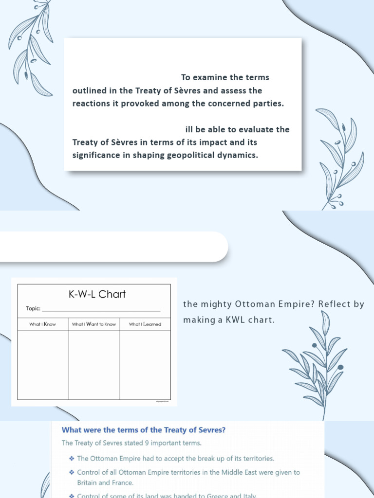 (18th-22nd March) TREATY OF SEVRES | PDF