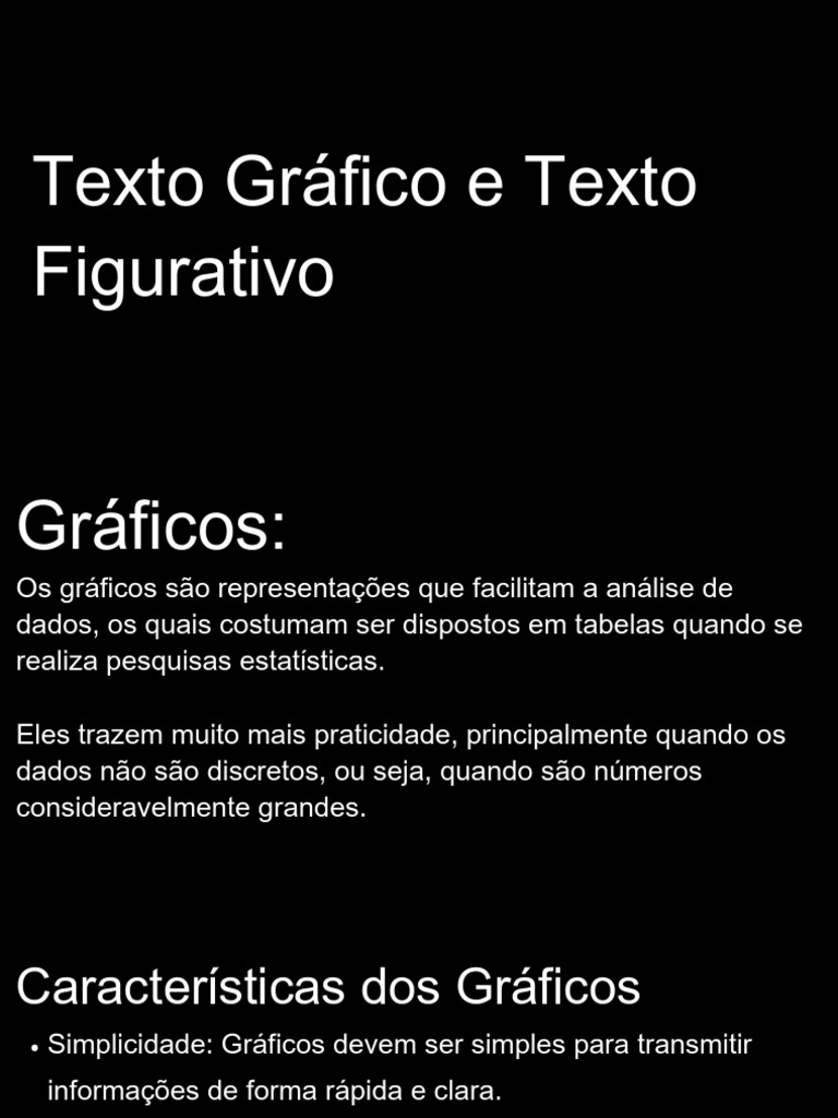 Texto Figurativo e Gráficos Explicativos | PDF | Imagem | Emoções